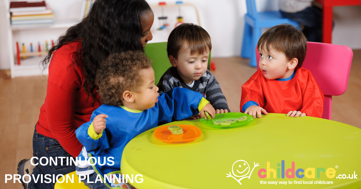 Continuous Provision Planning - Childcare.co.uk